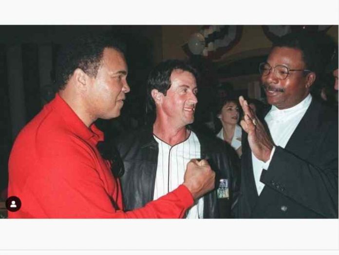 Quando Rocky e Apollo hanno sfidato il più grande | La leggenda in una foto